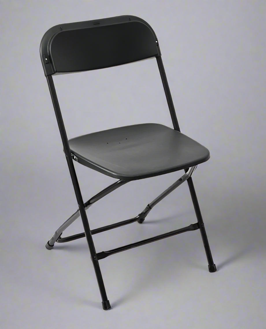 Chair - Simple Black, Folding – Rocky Mountain Rental Co.